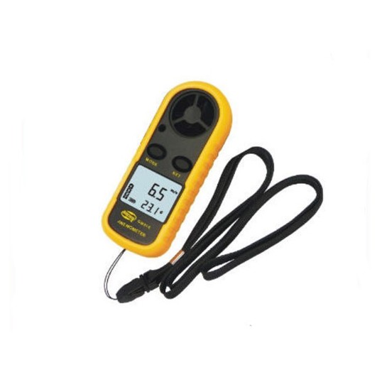 【附發票】GM816 掌上型 風速計 風速儀 溫度計 風力發電 氣象觀測儀器 附電池 | 蝦皮購物