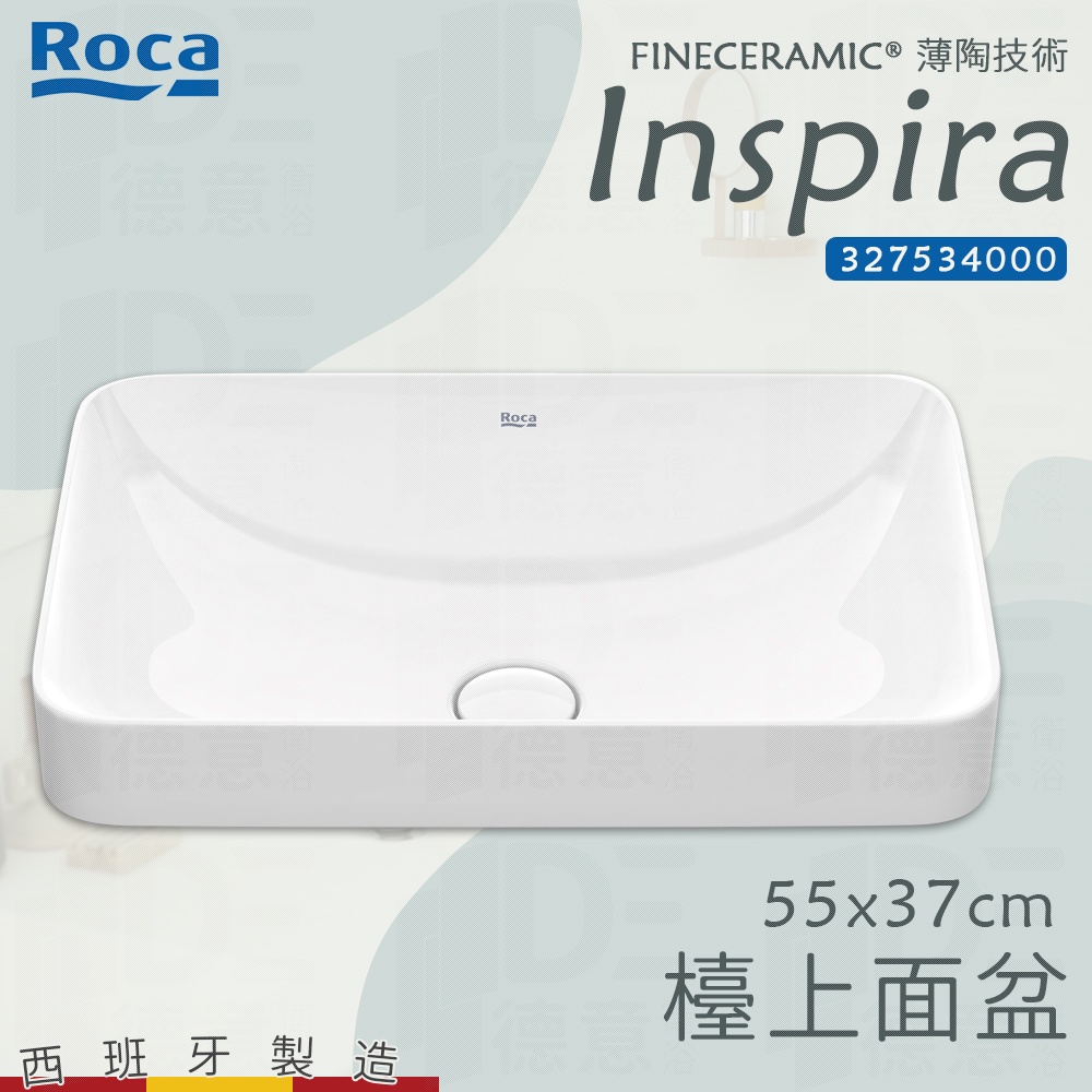 🔥 實體店面 Roca 西班牙品牌 薄邊 面盆 臉盆 半嵌盆 嵌盆 32750R000 32753R000 | 蝦皮購物