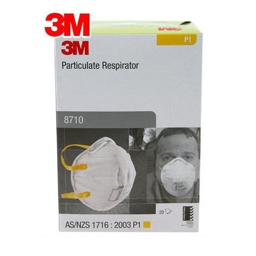 3M 8710 P1 拋棄式頭戴式防塵口罩 20 個/盒 | 蝦皮購物