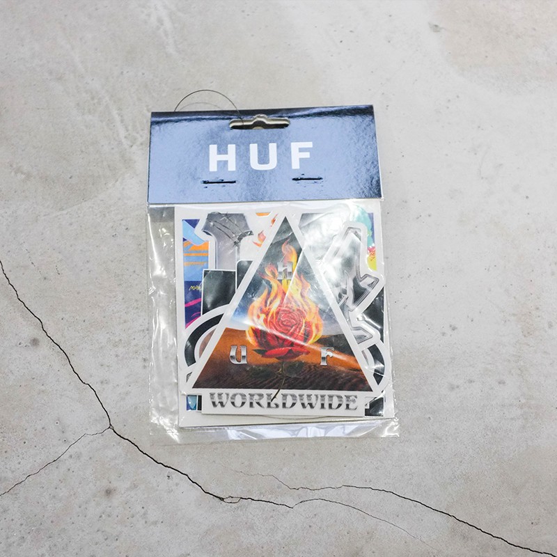 【車庫服飾】HUF HO19 STICKER PACK 貼紙組合包 | 蝦皮購物