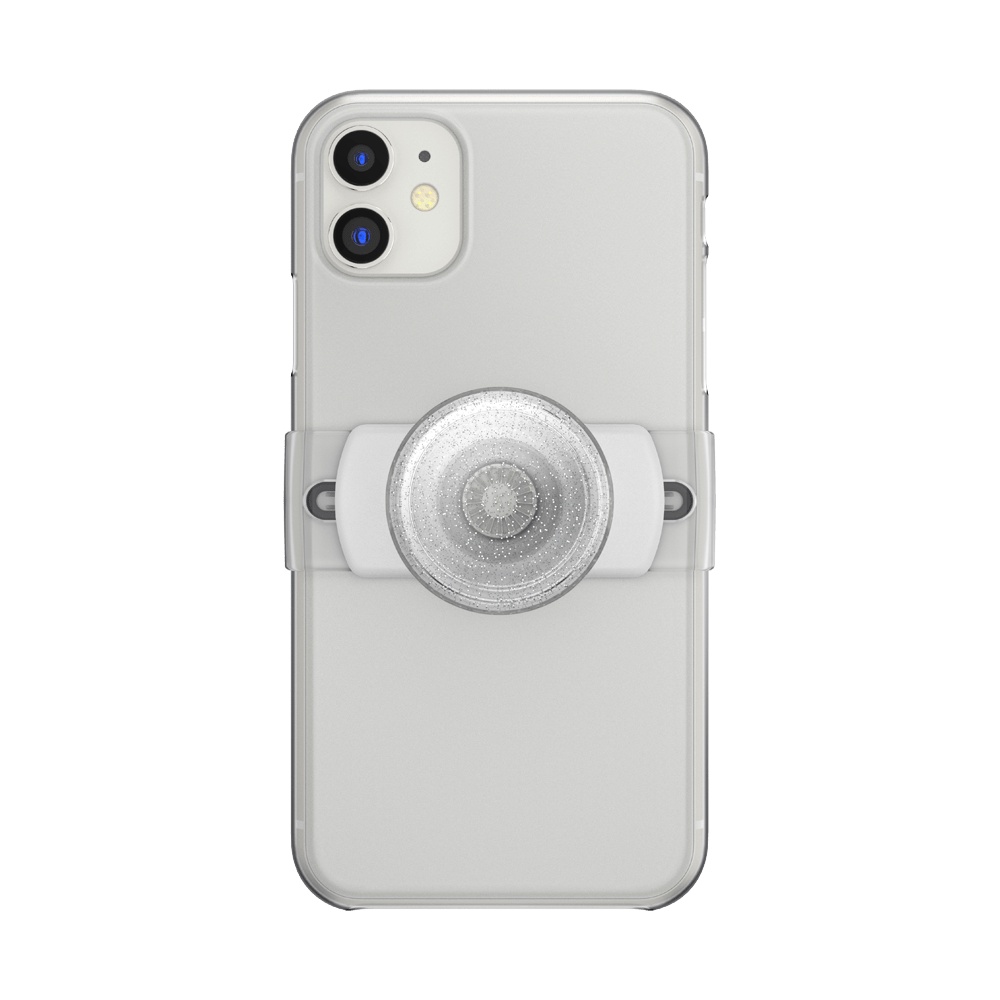 PopSockets 泡泡騷 萬用伸縮泡泡騷扣組 (透明閃光銀) | 蝦皮購物