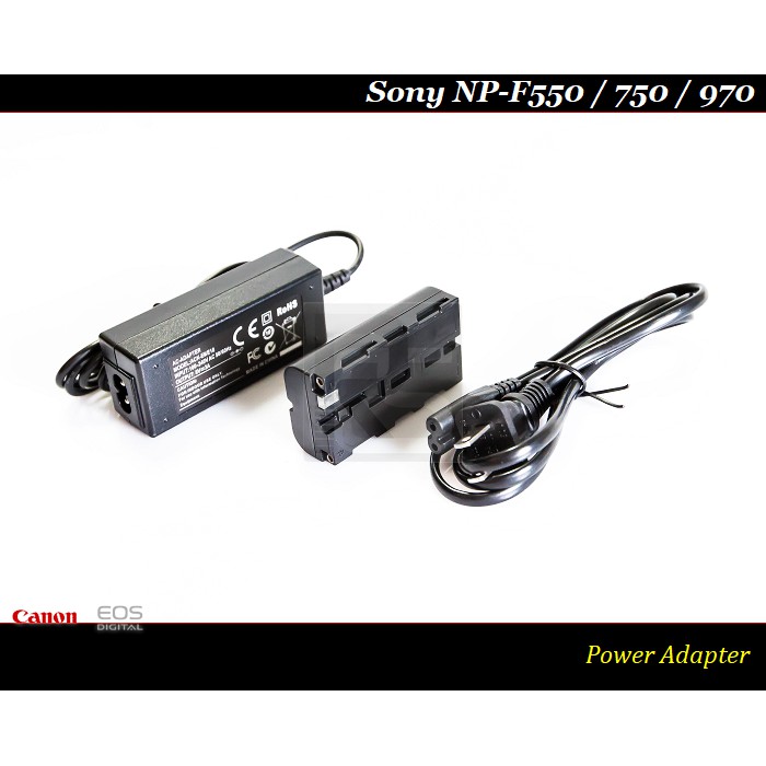 【特價促銷】全新 Sony NP-F970 /NP-750/NP-550 假電池 /電源供應器 (攝影機專用-解碼版) | 蝦皮購物