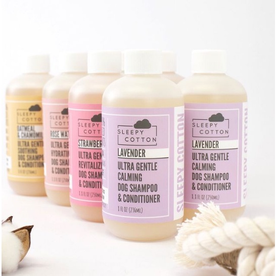 {關門放狗}美國Sleepy Cotton Ultra Gentle Dog Shampoo 天然極致溫和 犬用洗毛精 | 蝦皮購物