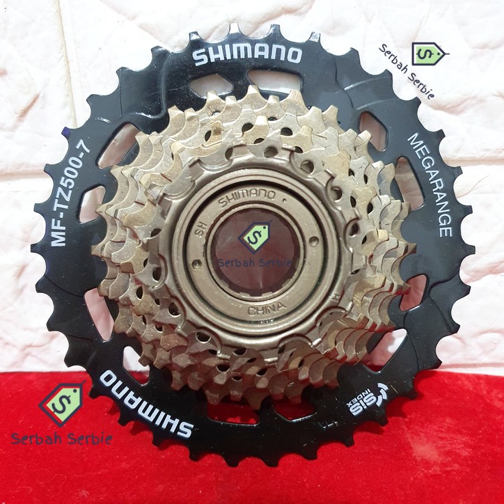 原裝 SHIMANO FREEWHEEL 7 速 MEGARANGE 14 34 T 14 28 14T 28T 34T | 蝦皮購物