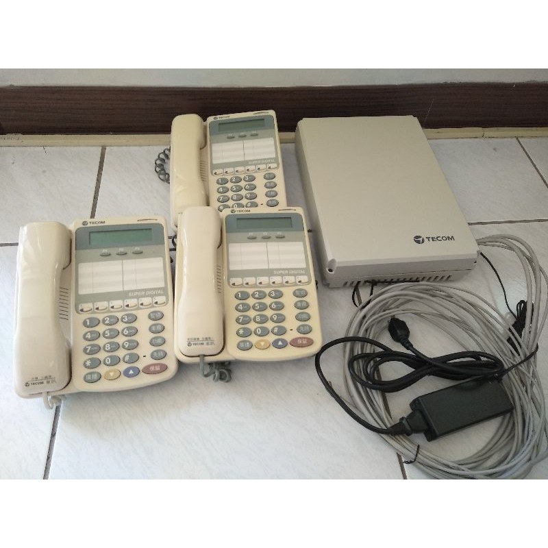 東訊 TECOM 電話總機系統 SD616A 主機一台+SD 7506D螢幕話機三台 AP3303 sd7710e | 蝦皮購物