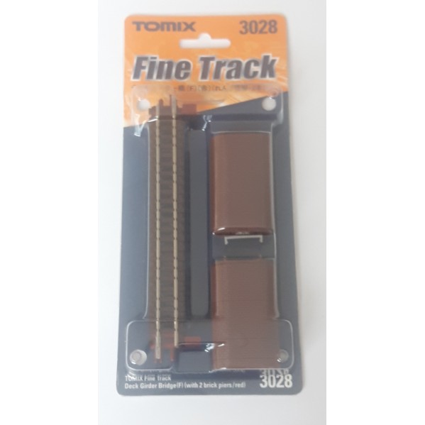 Tomix 3028單線鐵橋 (F) (紅色) (含2個橋墩) | 蝦皮購物