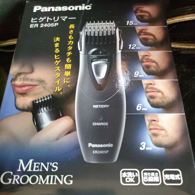 【日本進口】Panasonic 充電式 電動修鬍器 ER2405 ER2405P ER2405P-K | 蝦皮購物