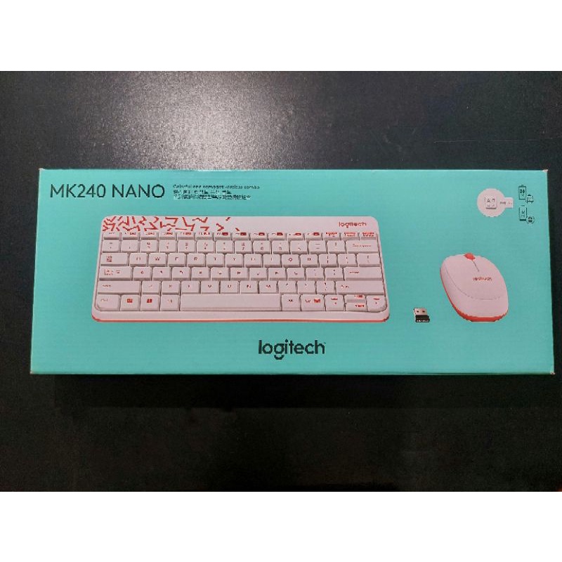 羅技Logi💡MK240 Nano 無線鍵鼠組 | 蝦皮購物