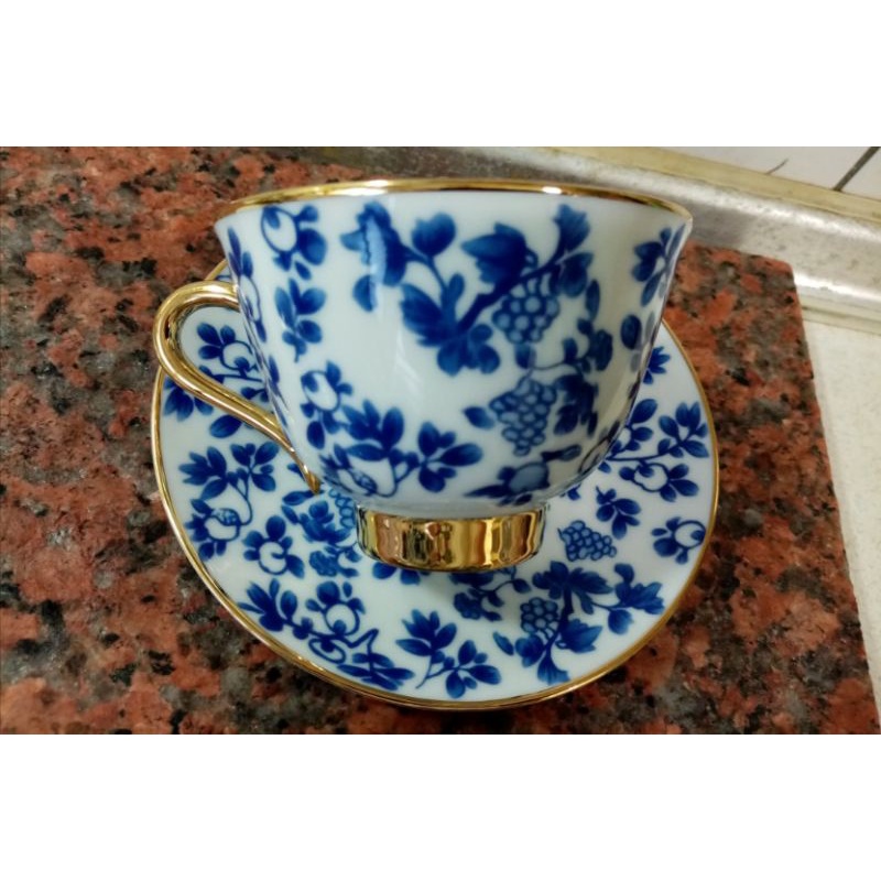 legle porcelaine france 法國百年工藝餐瓷 咖啡杯 茶杯 （一組=一盤一杯）售700元 | 蝦皮購物