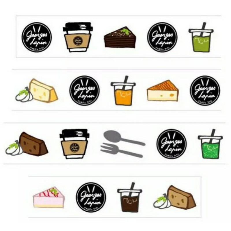 日本 Usagiya 原創 紙膠帶 咖啡店 mt承製 甜點 蛋糕 飲料 cafe 倉敷 岡山 Kurabun | 蝦皮購物