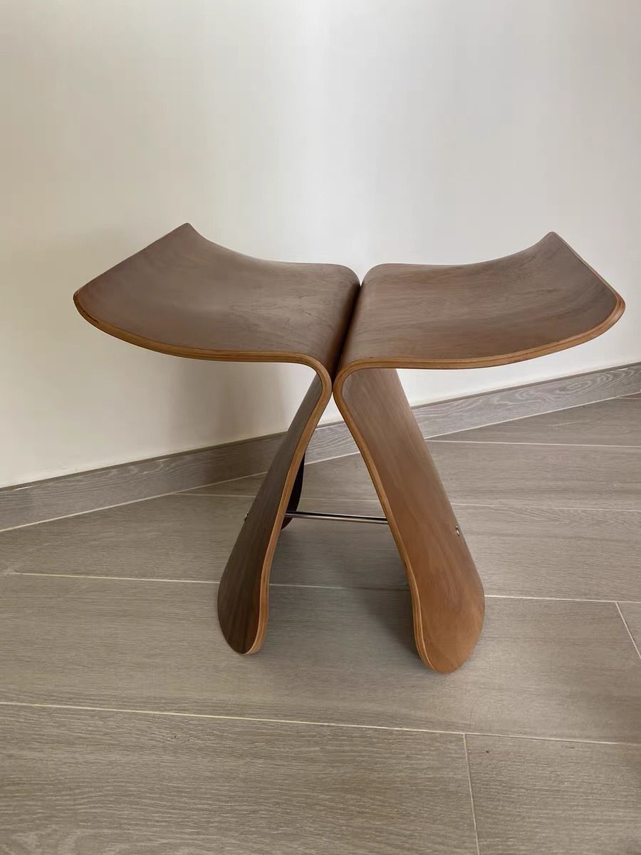 『MOKA®摩卡』凳子 茶几 椅子 椅 小茶几 小凳子 板凳Butterfly Stool 蝴蝶矮凳簡約日式實木彎板小凳 | 蝦皮購物