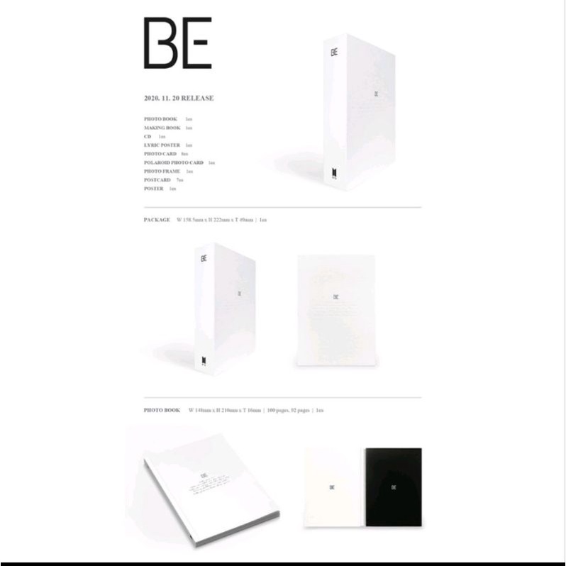 BTS BE-Deluxe Edition(官網版) BTS 專輯 | 蝦皮購物