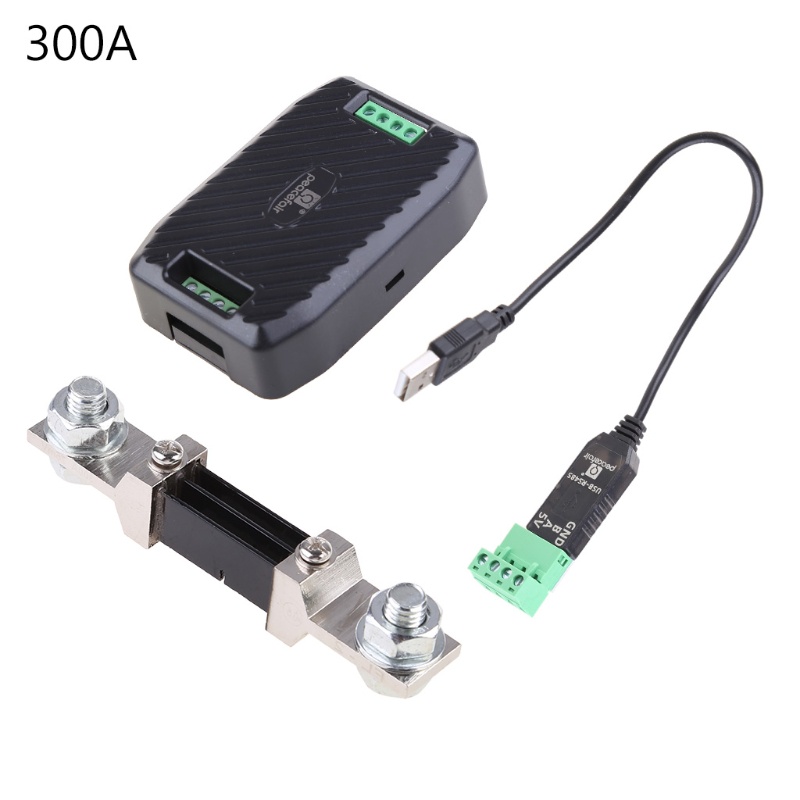Kkvi PZEM-017 直流通訊箱 RS485 接口 Modbus 0-300V 300A 分流 USB 數據線 | 蝦皮購物