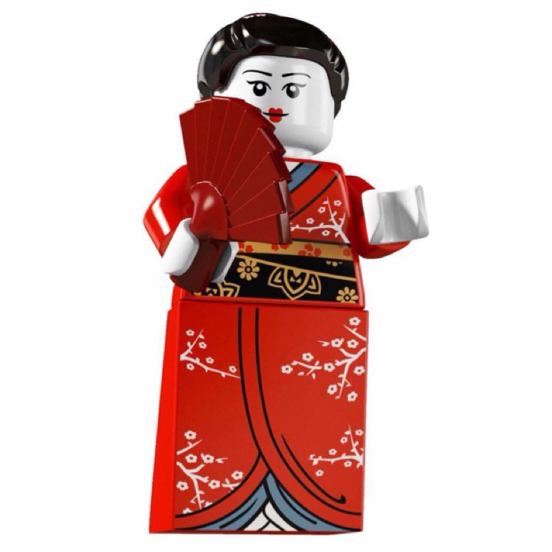 Lego 8804 4代 2號 藝妓 日本藝妓 (有底版說明書) | 蝦皮購物