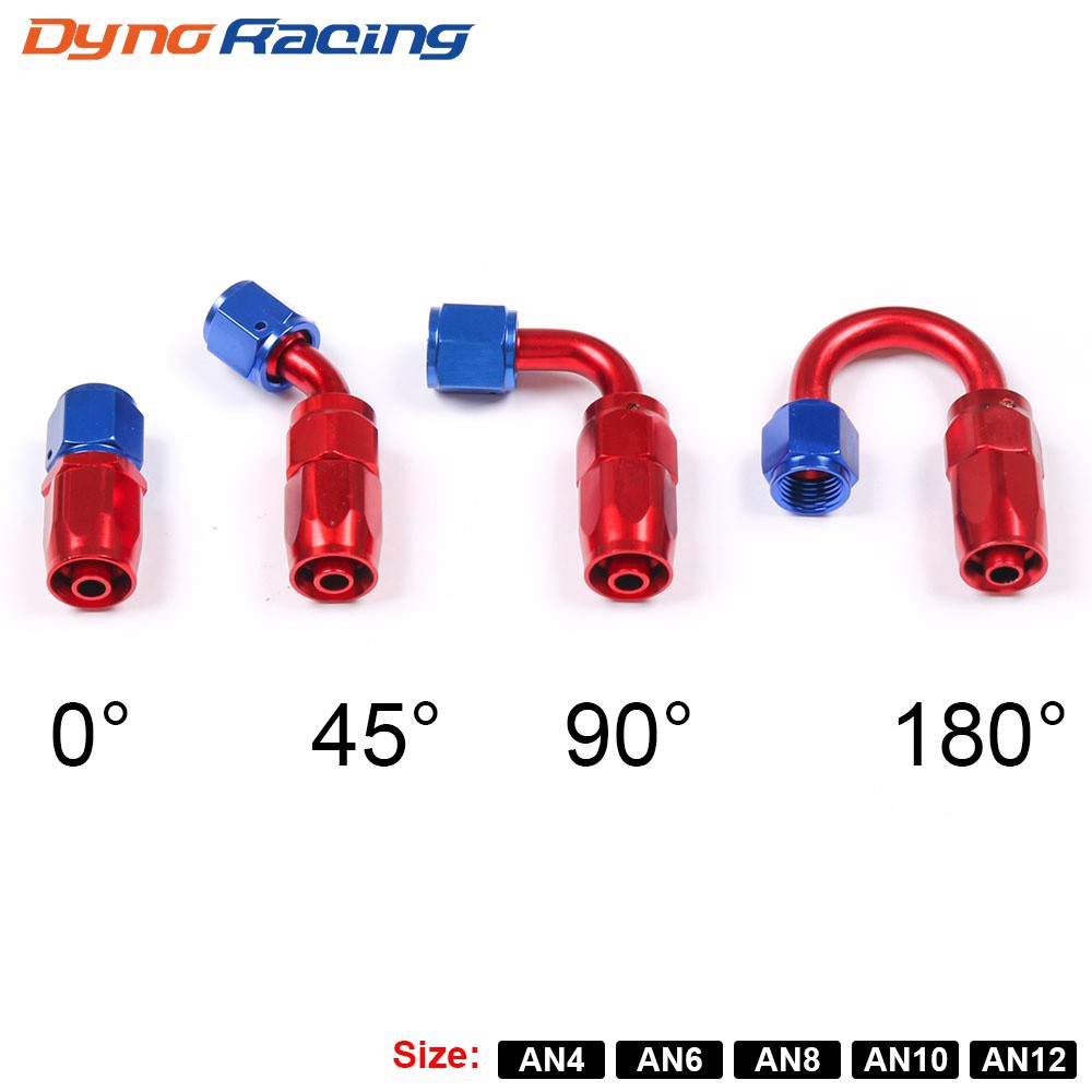 汽車改裝AN4 AN6 AN8 AN10 AN12 油冷接頭 0 45 90 180度 油管接頭 | 蝦皮購物