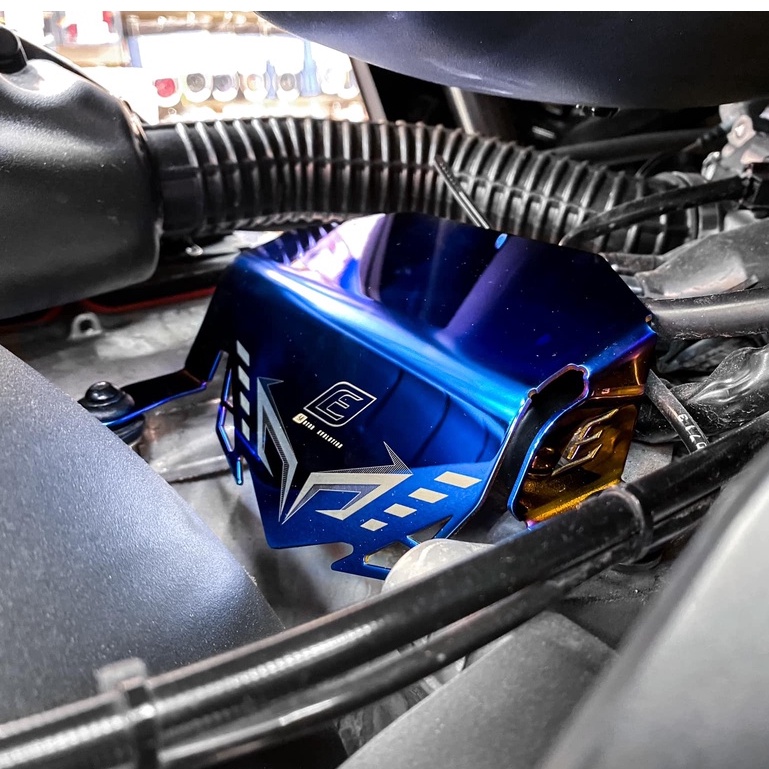 EPIC FORCE 2.0 AUGUR 鍍鈦 不鏽鋼 白鐵 高壓線圈 防水蓋 護蓋 勁戰六代 水冷BWS 彩鈦 燒鈦 | 蝦皮購物