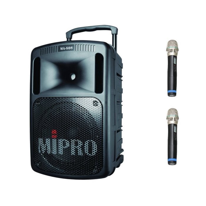 【六絃樂器】全新 Mipro MA-808 旗艦型 手提式無線擴音機 / 藍芽傳輸 附CD.mp3播放器 | 蝦皮購物