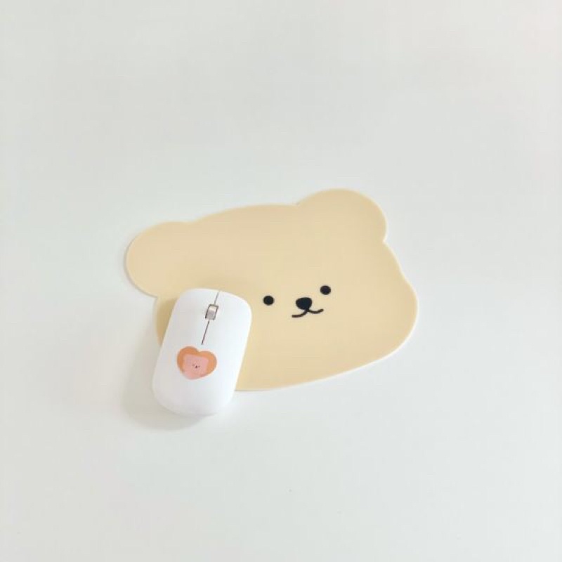 愛採買小姐｜預購｜韓國文創bamtoree밤토리상점小熊滑鼠墊 | 蝦皮購物