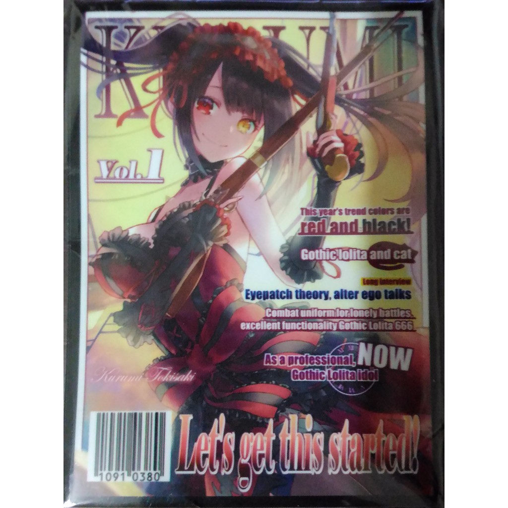 《華戀動漫》《多樣》現貨 日版 AC3 混沌の女神様 約會大作戰 動漫卡套 時崎狂三 雜誌ver. 1包60張 | 蝦皮購物