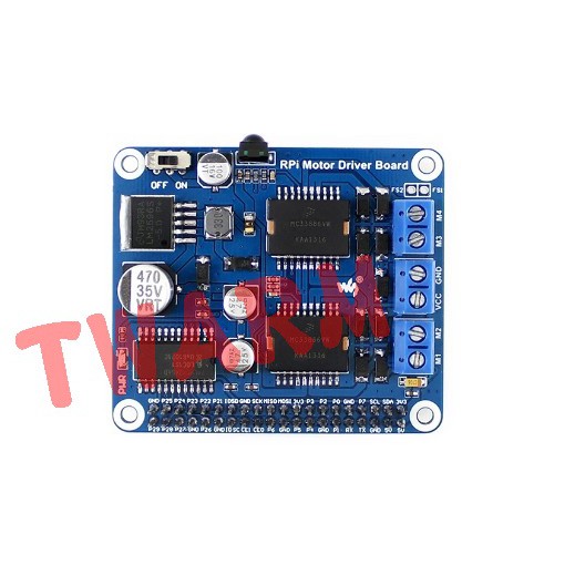 樹莓派 配件: Raspberry Pi MC33886 電機驅動板 / 紅外智能小車配件 | 蝦皮購物