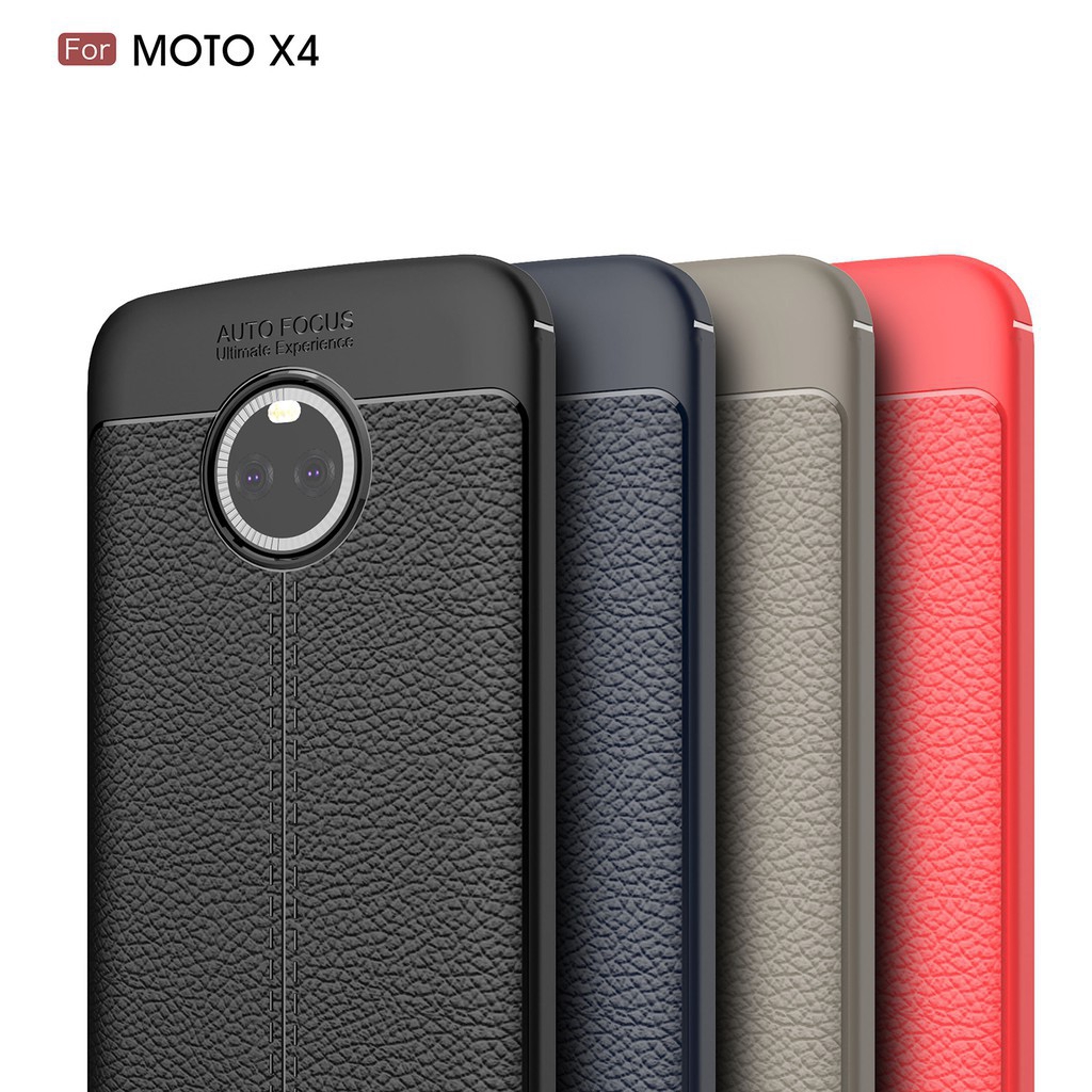 MOTOROLA 摩托羅拉 Moto X4 荔枝紋 PU 皮革圖案 TPU 矽膠套 | 蝦皮購物