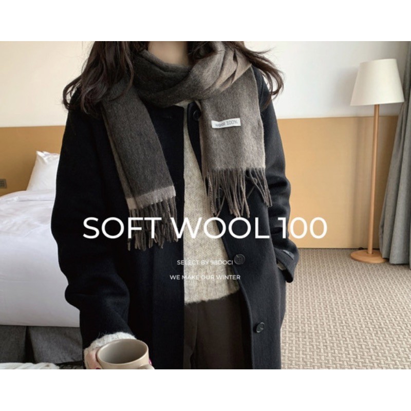 [現貨]韓國代購🇰🇷韓國品牌 98doci 羊毛圍巾 冬天配件 98度C 98 doci | 蝦皮購物