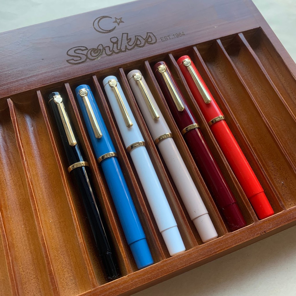 土耳其SCRIKSS 419 活塞上墨鋼筆 德製F尖 | 蝦皮購物