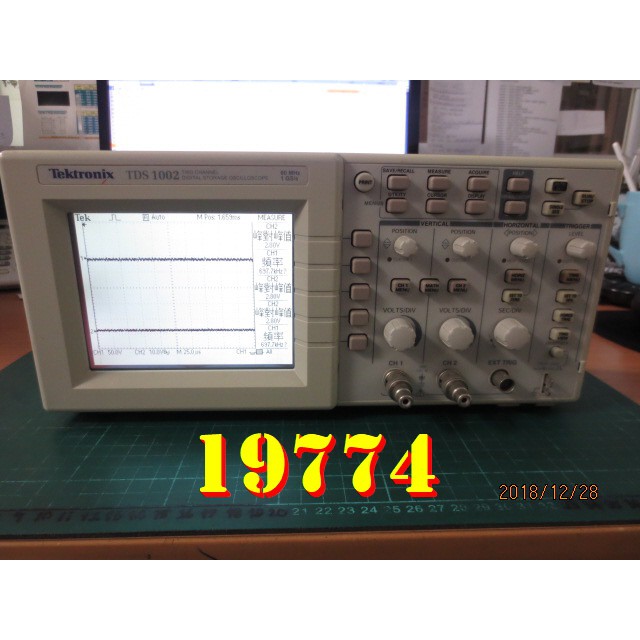【全冠】太克TEKTRONIX TDS1002 2-Ch Oscilloscope 數位示波器 60MHz 1GS/s | 蝦皮購物