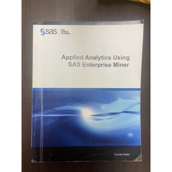 Applied Analytics Using SAS Enterprise Miner | 蝦皮購物