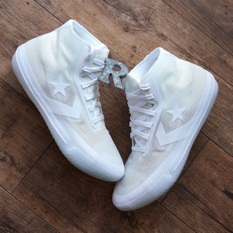 R'代購 Converse All Star Pro BB Triple White 白 籃球鞋 168132C | 蝦皮購物