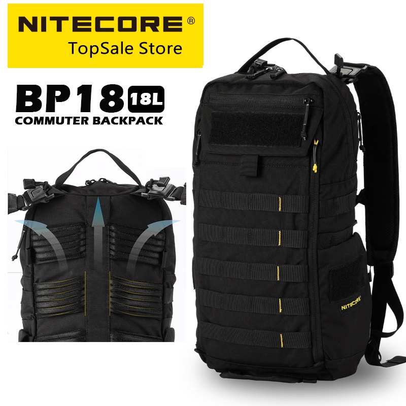 Nitecore BP18 18L 防水旅行背包多功能通勤徒步釣魚運動軍用背包 | 蝦皮購物