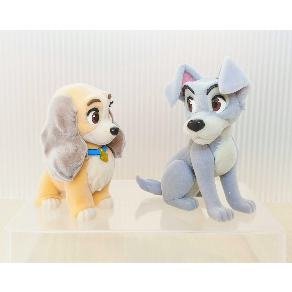 日本景品 Disney Fluffy Puffy Lady & Tramp 迪士尼 小姐與流氓 絨毛公仔 | 蝦皮購物