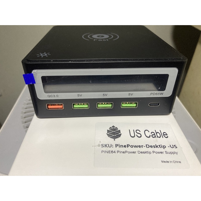 Pine64 PinePower 120W桌面電源供無線充 電線充電 PD充電 QC充電 | 蝦皮購物