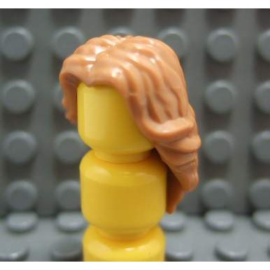 【積木2010】樂高 LEGO 牛奶糖色 波浪 長髮 /女生頭髮 / 90396 8684 (H-09) | 蝦皮購物