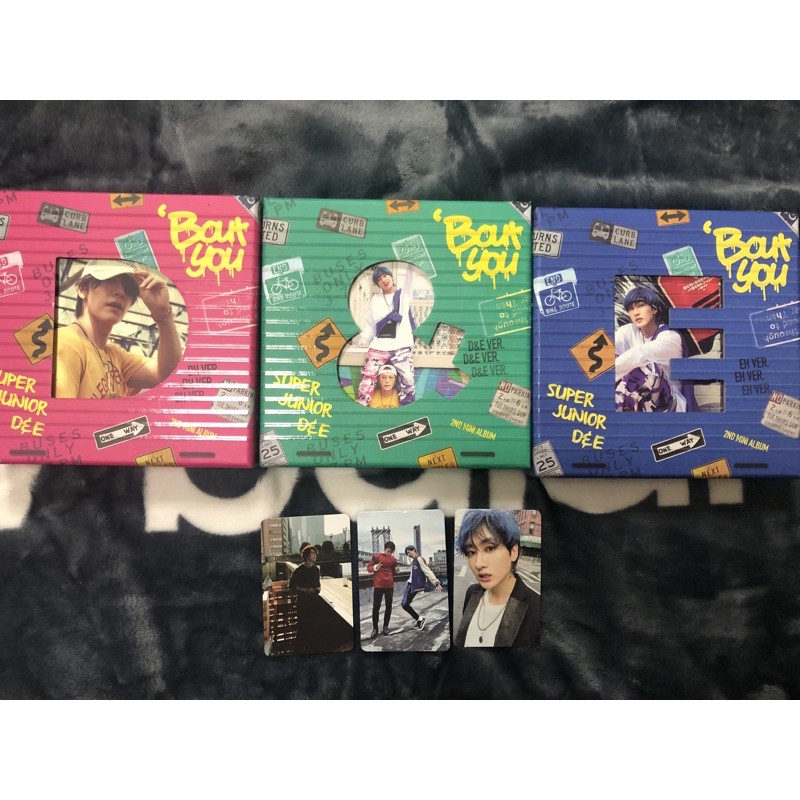 SJ-D&E 第二張專輯‘Bout you 3版各一 | 蝦皮購物