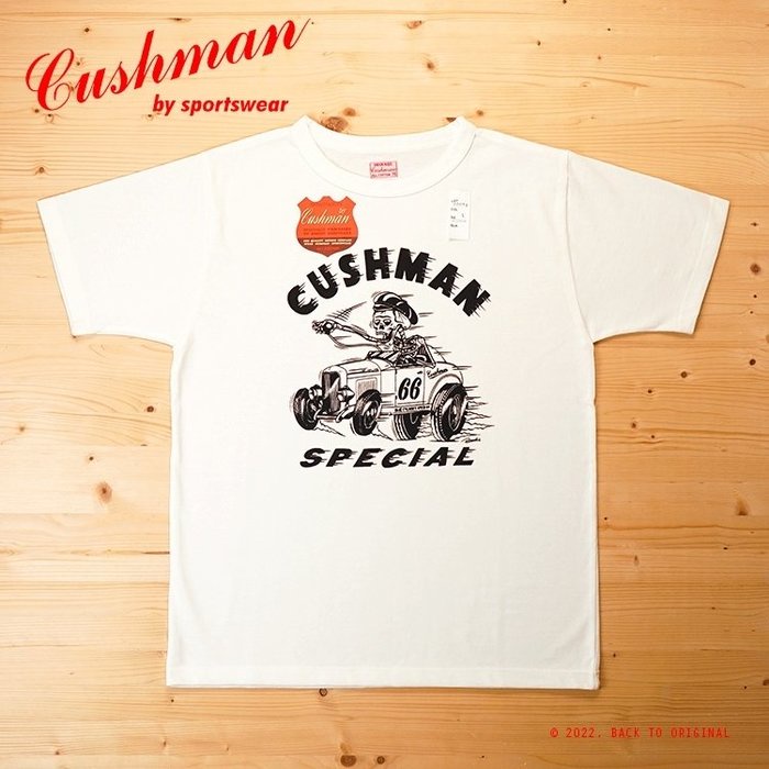 BTO 日本【Cushman】Knuckle繪 25週年限定 HOT ROD骷髏賽車Tee | 蝦皮購物