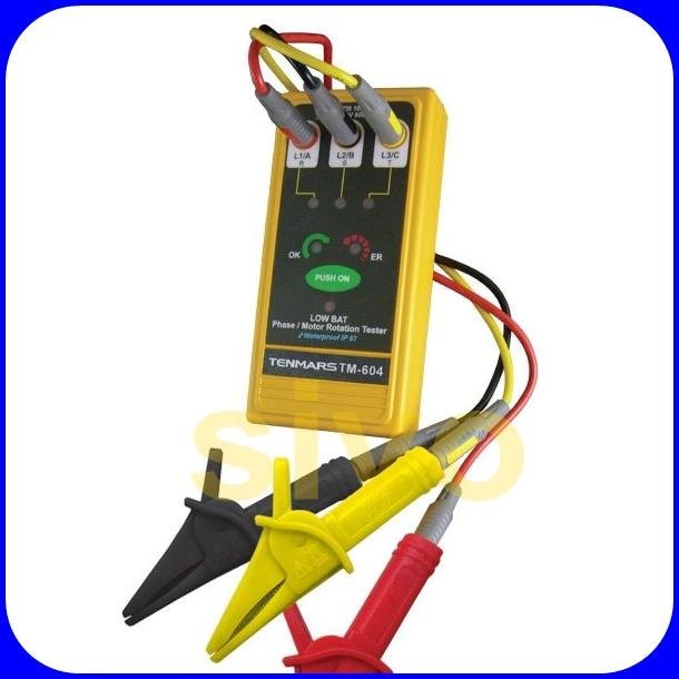 ☆SIVO 五金商城☆台灣製造TENMARS TM-604/TM604三相電源/馬達檢相計/檢相器 | 蝦皮購物