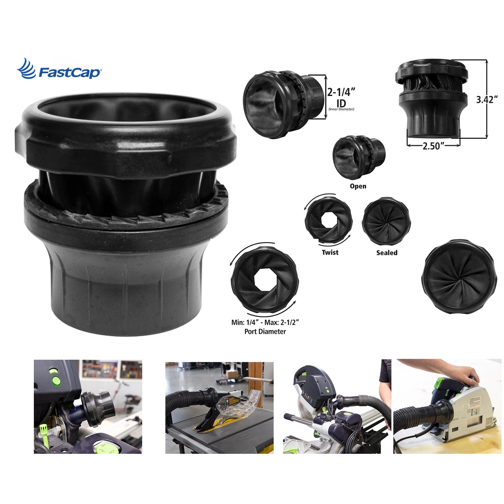 🇺🇸美國 FASTCAP UNI-VAC 可調式口徑 吸塵器接頭 | 蝦皮購物