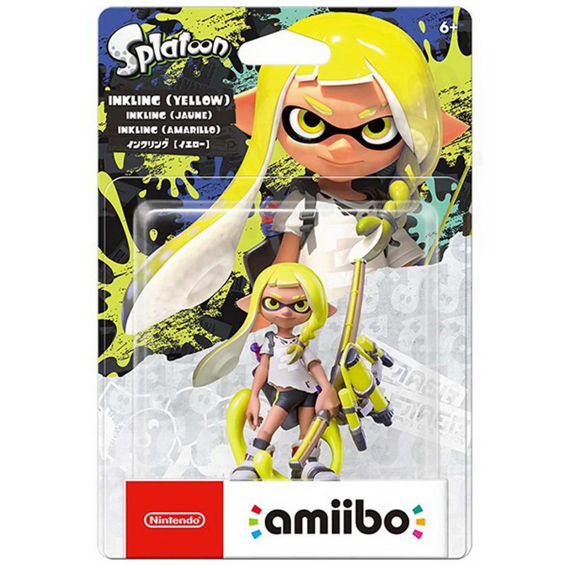 任天堂 AMIIBO NFC SWITCH NS 漆彈大作戰3 斯普拉遁3 SPLATOON 3 魷魚族 黃色 台中 | 蝦皮購物
