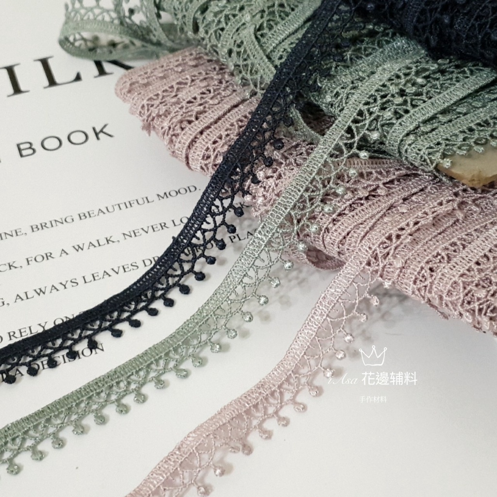 《iAsa愛莎の》手作材料 1~1.3cm鏤空小水滴水溶刺繡小花邊DIY服裝袖口家旗袍滾邊裝飾輔料 | 蝦皮購物