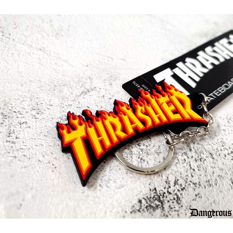 Dangerous｜THRASHER FLAME KEYCHAIN 限定 立體火焰鑰匙圈 | 蝦皮購物
