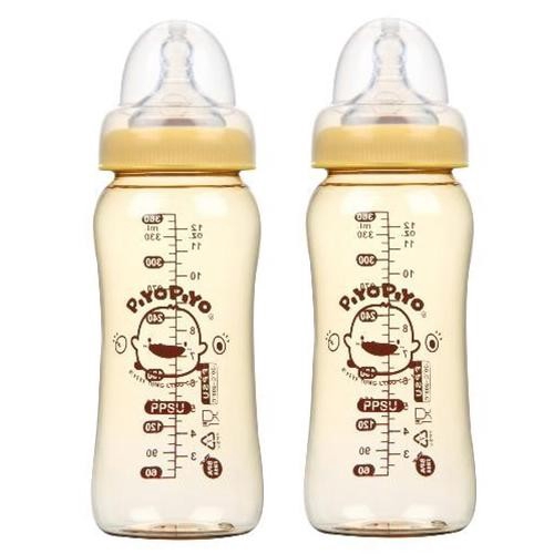 黃色小鴨 PiYO PiYO 寬口徑媽咪乳感防脹氣奶瓶PPSU(360ml) 2入組[免運費] | 蝦皮購物