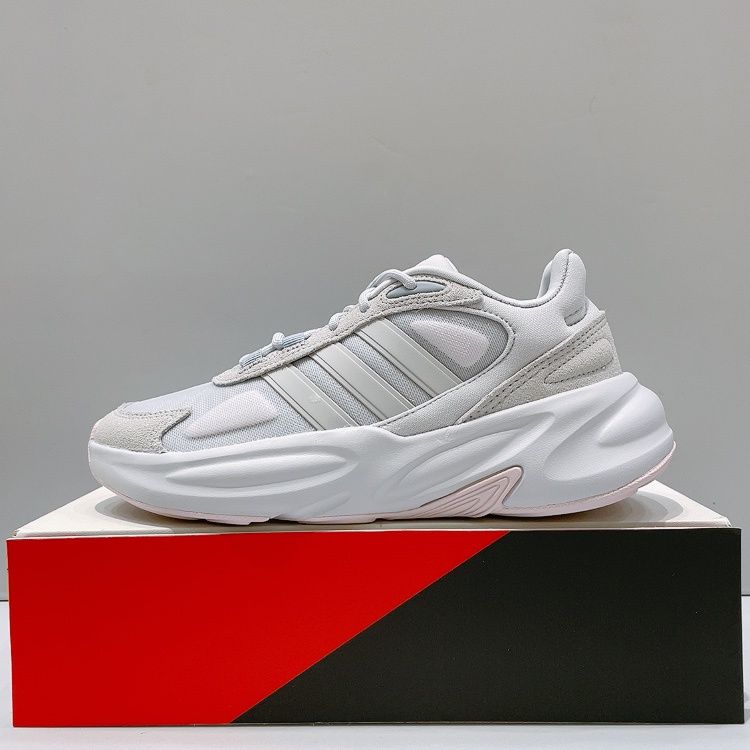 adidas OZELLE 女生 淡灰粉 舒適 小白鞋 運動 休閒鞋 GX1728 | 蝦皮購物