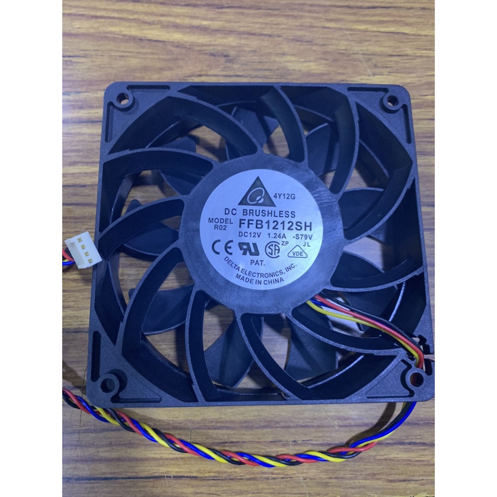 點子電腦-北投 暴力扇12公分 台達 DELTA FFB1212SH 12V 1.24A 4pin PWM風扇 190元 | 蝦皮購物