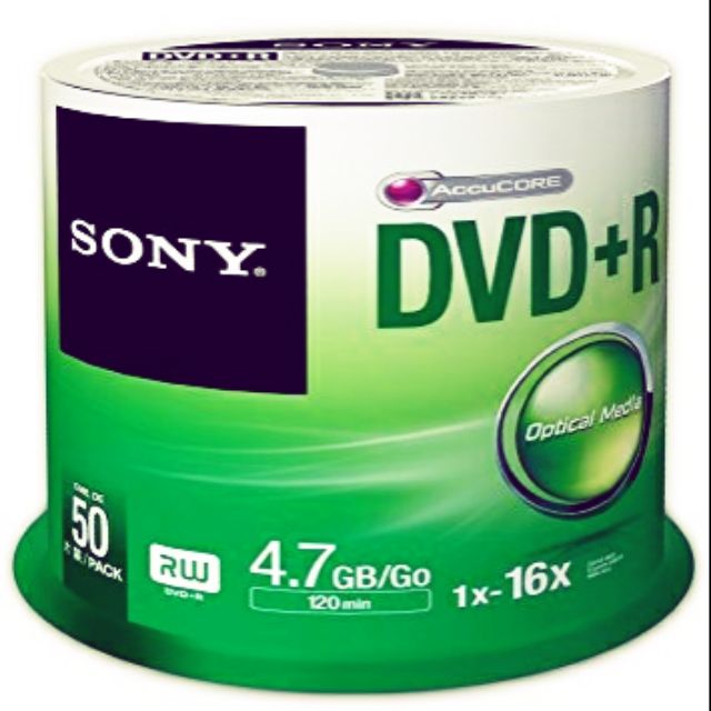 [全新] Sony DVD 16x +R 4.7G 120min 光碟片 燒錄片 (50片布丁桶裝) | 蝦皮購物