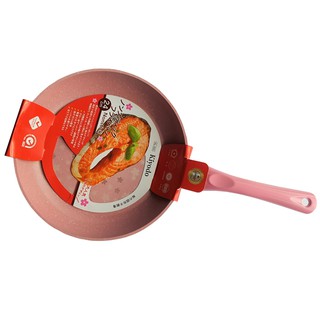 【Kiyodo】櫻花物語不沾平底鍋24cm (粉紅色 / 黑色) | 蝦皮購物
