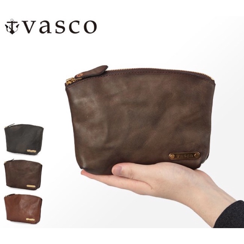 《古著倉庫》全新品 公司貨 MADE IN JAPAN VASCO 800L 茶芯牛革小物包/收纳袋 | 蝦皮購物