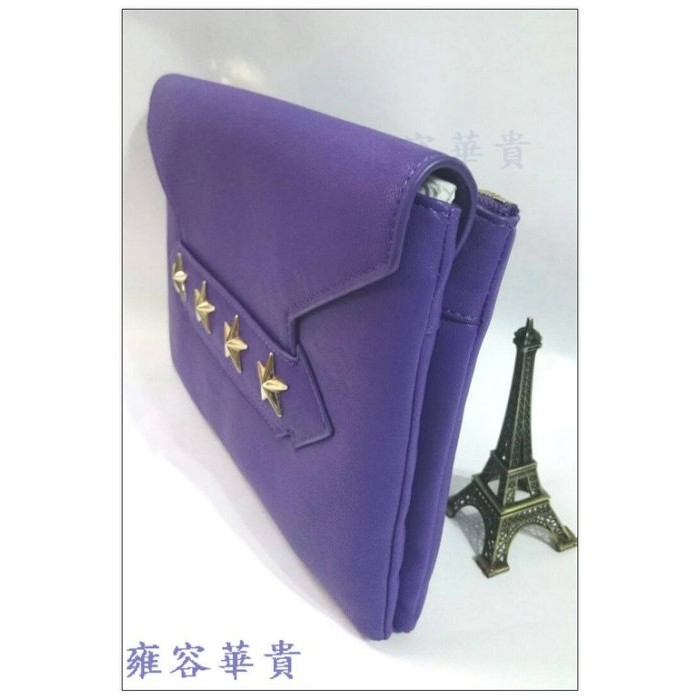 【雍容華貴】2WAY蕭亞軒ELVA自創品牌Carry Me與奇摩合作獨家聯名設計包款-紫色信封大手拿包,可手拿亦可肩揹 | 蝦皮購物