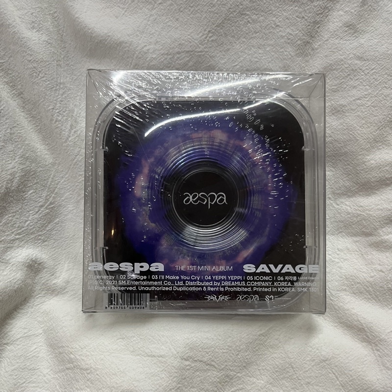 aespa POS版 savage case ver.全專 未拆專 | 蝦皮購物