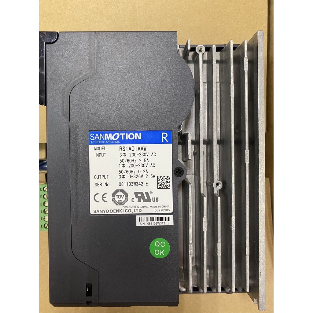 【台灣現貨】新品SANYO 三洋伺服驅動器 RS1A01AAW RS1A01AF RS1A05AT | 蝦皮購物